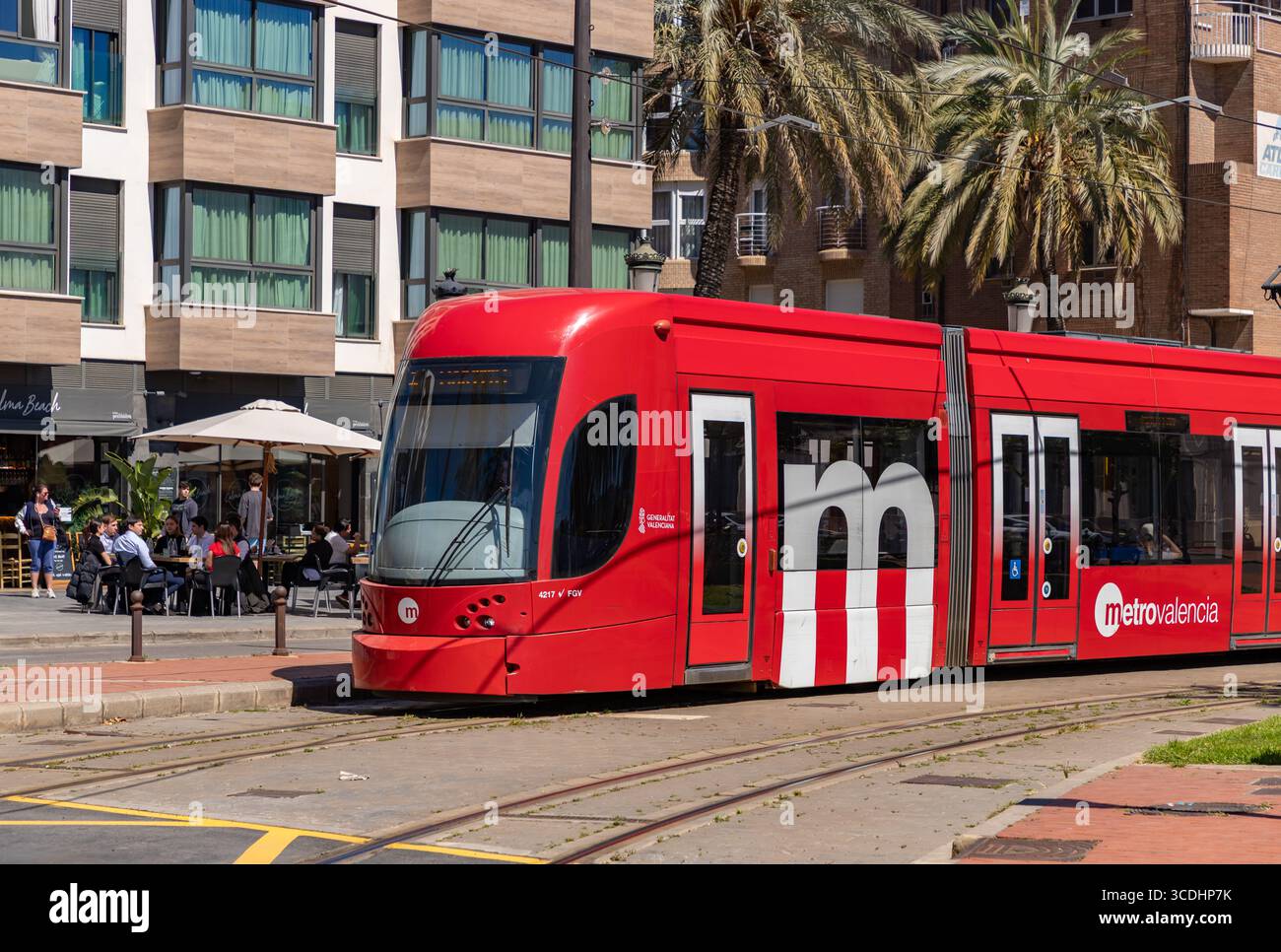 Valencia tram hi-res stock photography and images - Alamy