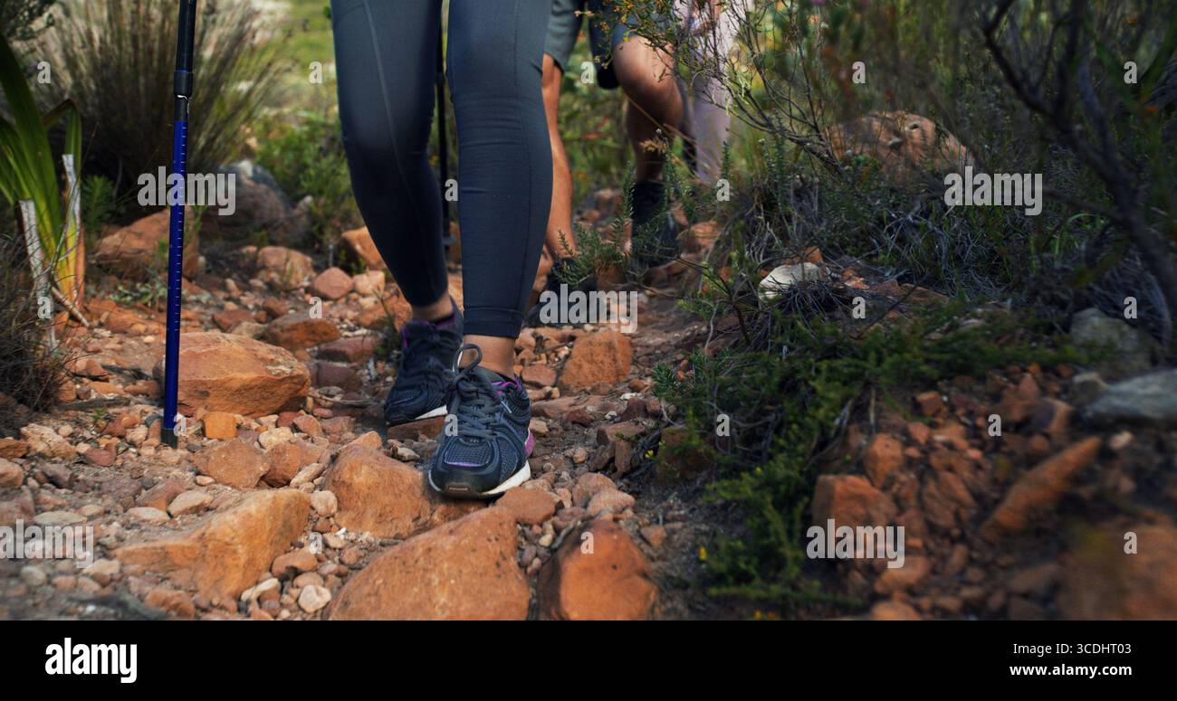 Walk legs group countryside hi-res stock photography and images - Alamy