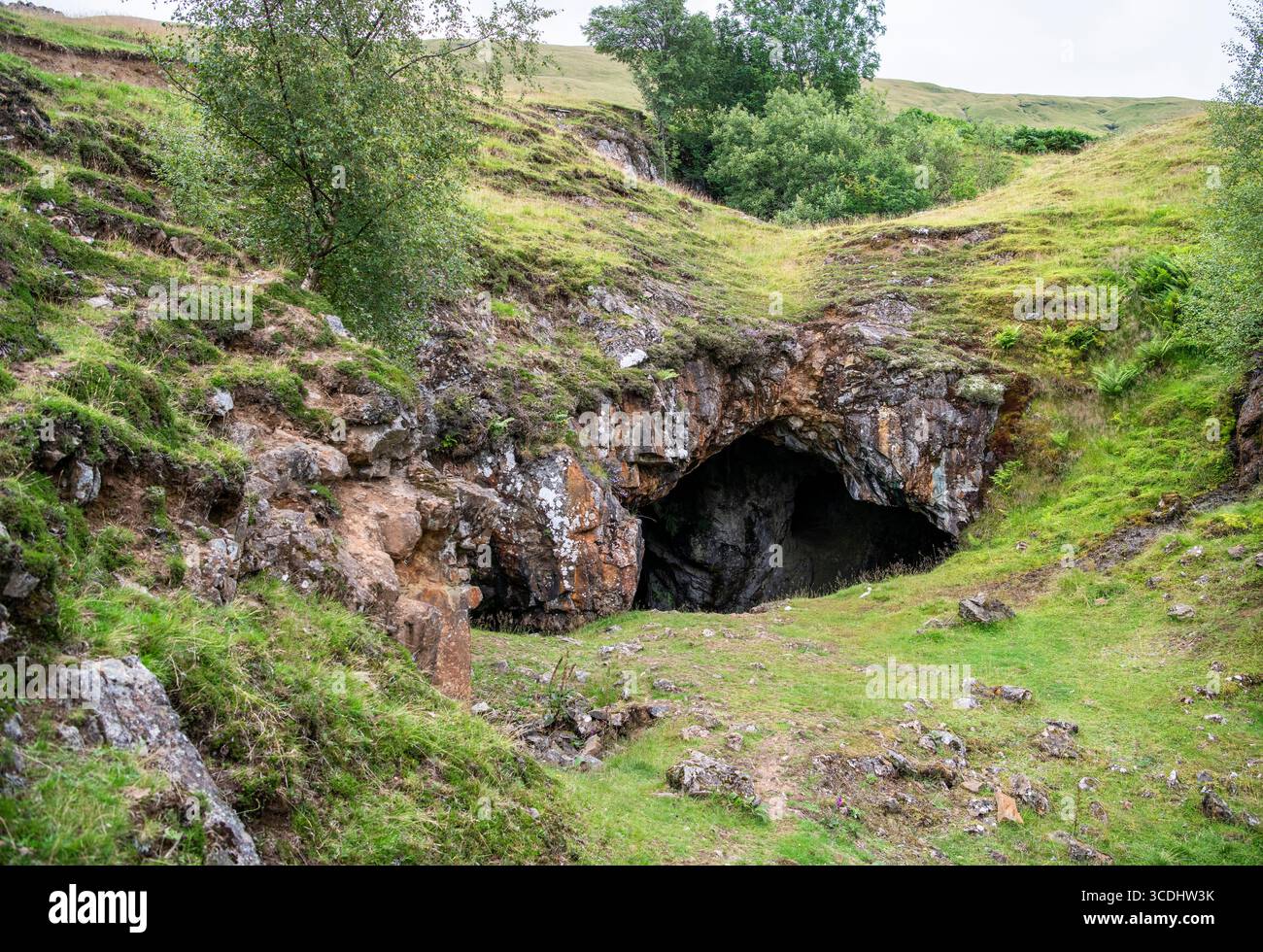 Tomnadashan Mine in Perth and Kinross, Scotland, used as the filming location for the Cave of ...
