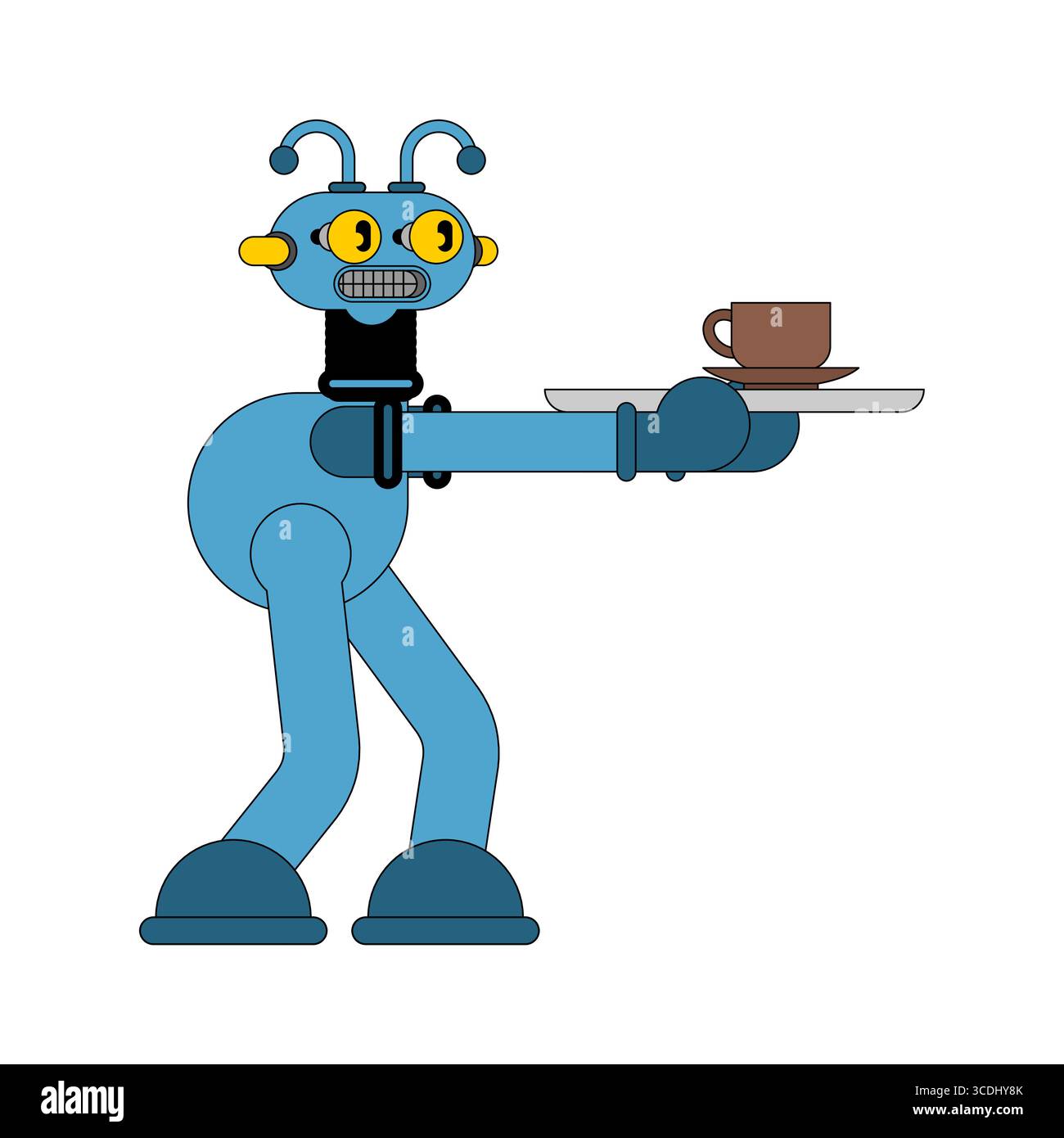 Hospitality robot Cut Out Stock Images & Pictures - Alamy