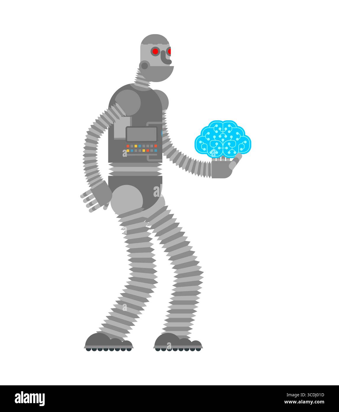 Tech futuristic ai brain data Cut Out Stock Images & Pictures - Alamy