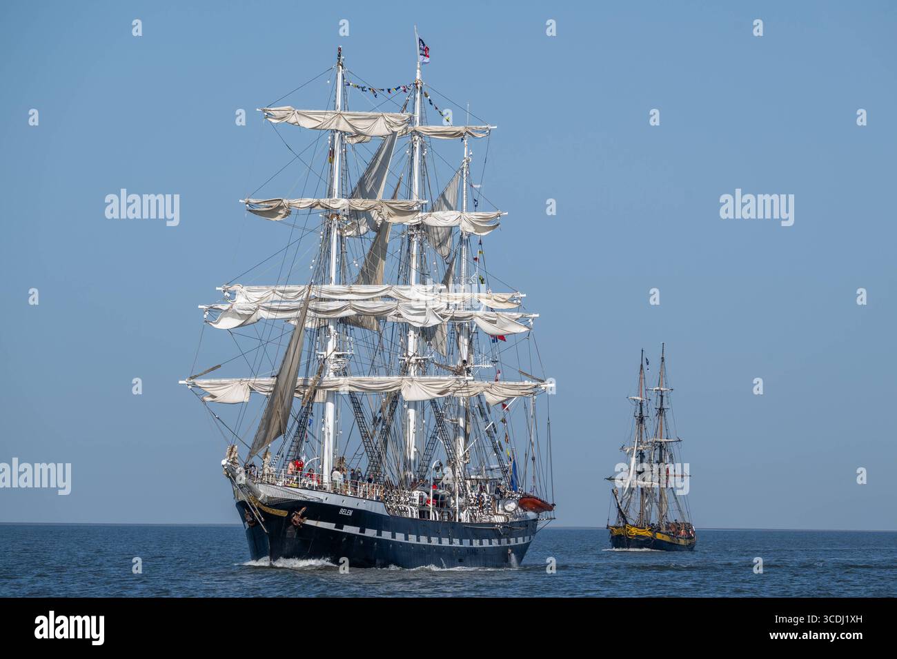 Segelschiff Belem ,Einlaufparade, Sail Bremerhaven 2025, 13.08.2025 ...