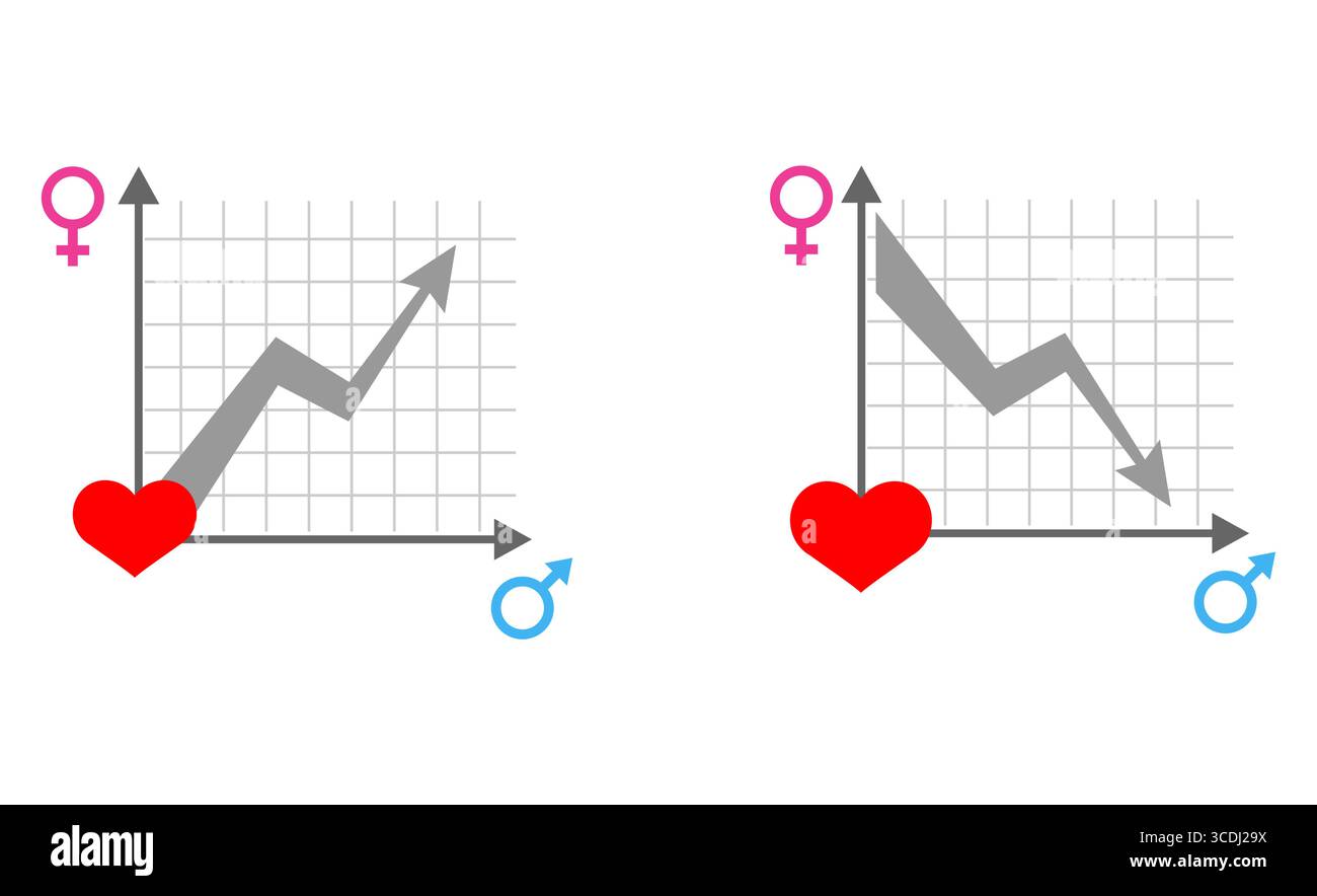 Progress in women Stock Vector Images - Alamy