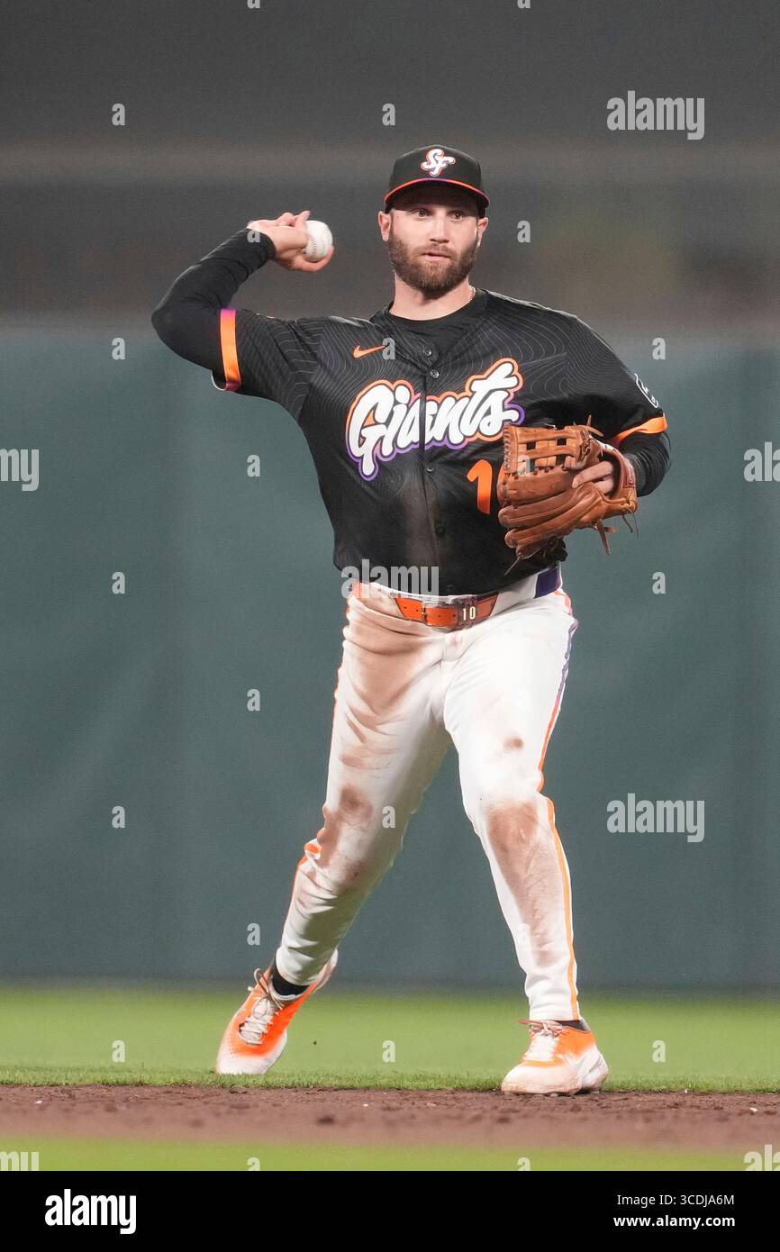 San Francisco Giants' Casey Schmitt during a baseball game against the ...
