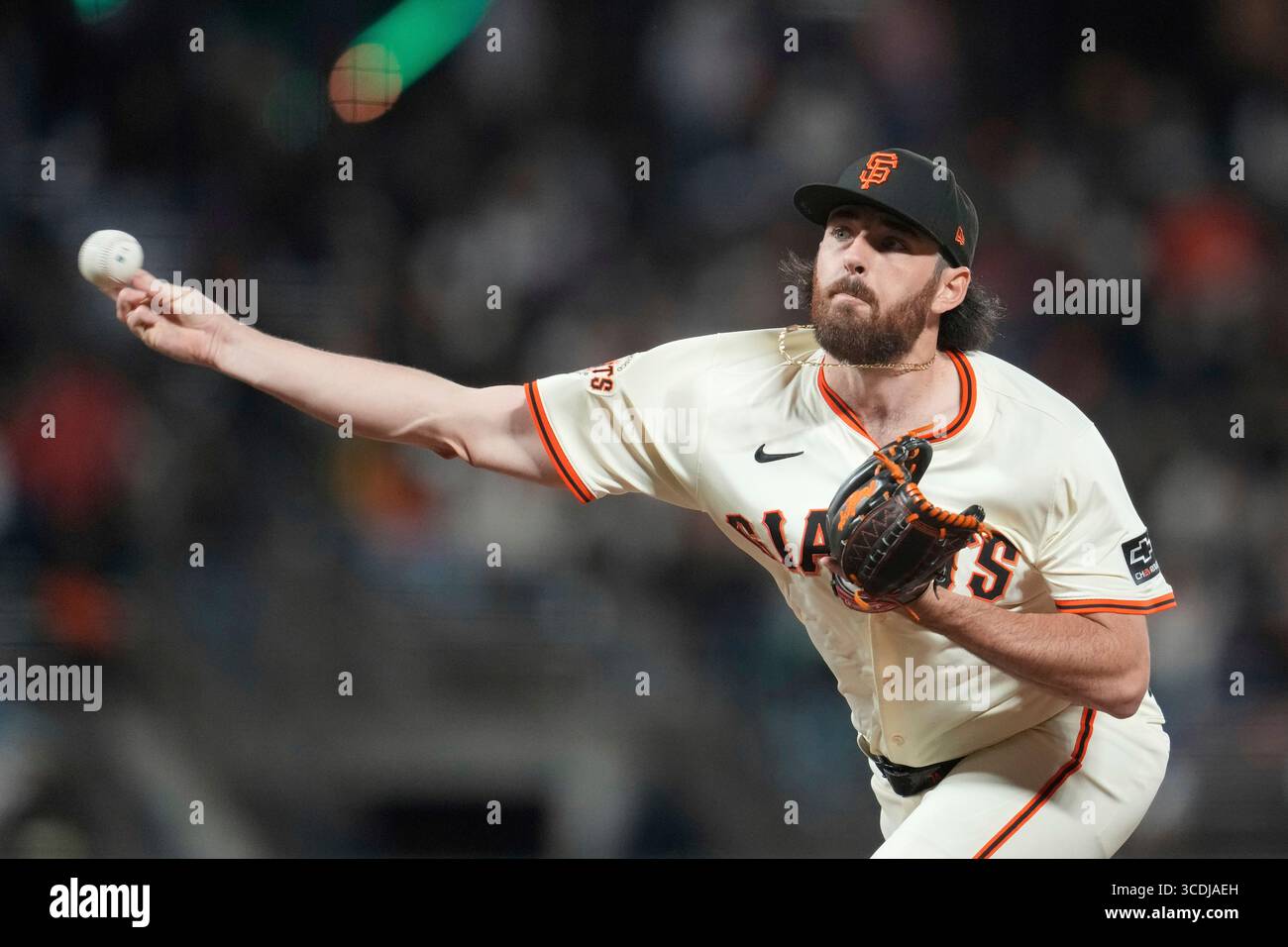San Francisco Giants pitcher Ryan Walker during a baseball game against ...