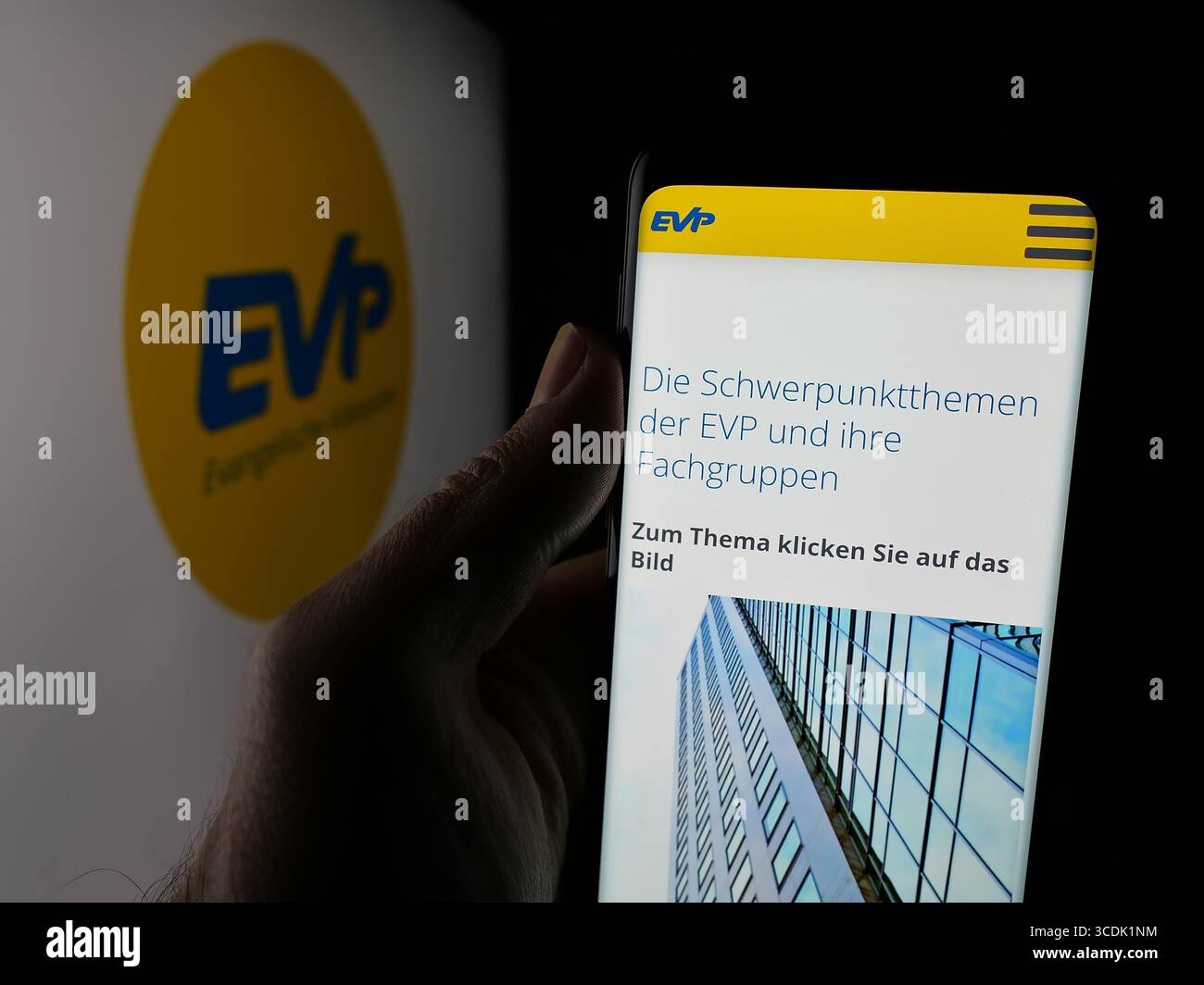Stuttgart, Germany - 07-30-2025: Person holding smartphone with web ...