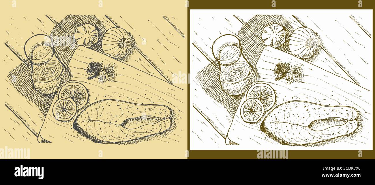 Scene also depicts Stock Vector Images - Alamy