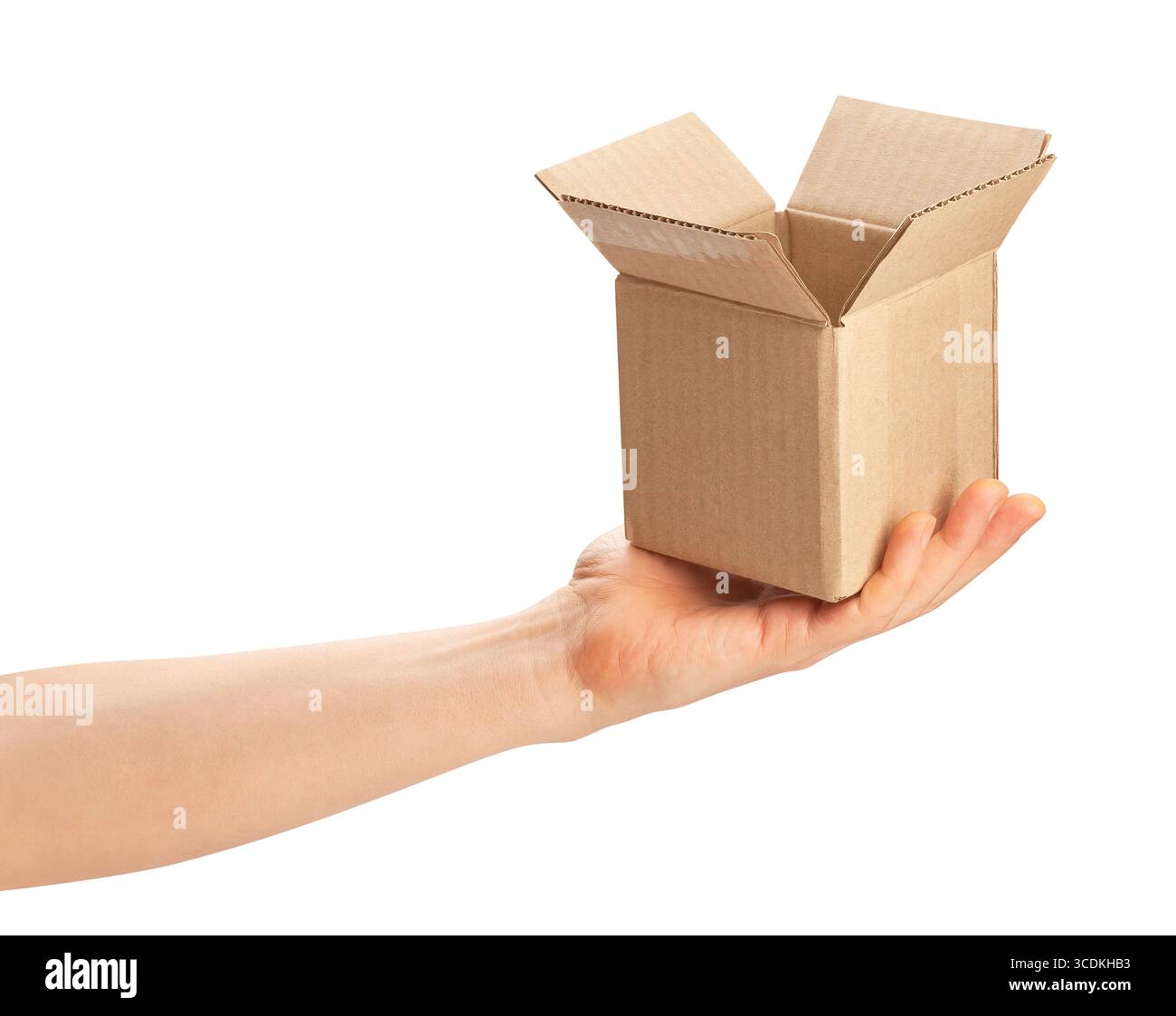 Parcel in open box hi-res stock photography and images - Alamy