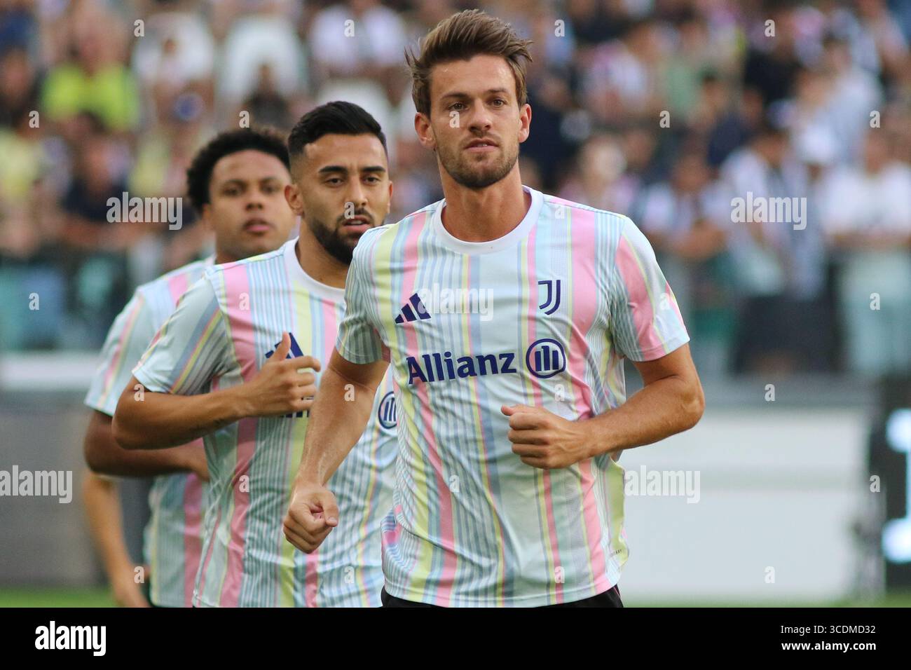 Turin, Italy - Augus 12th 2025: Daniele Rugani of Juventus during the ...