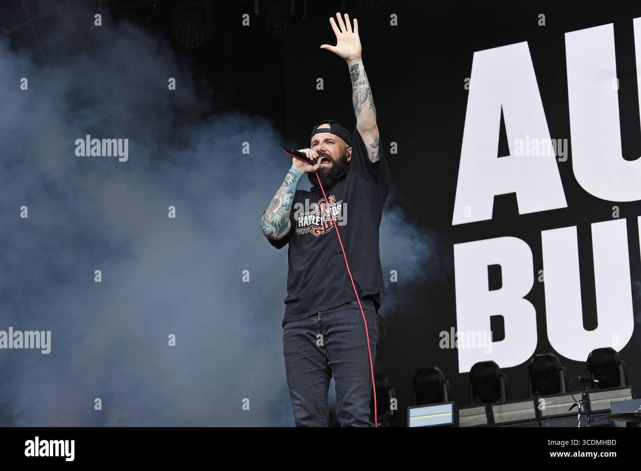 UK. 10th Aug, 2025. DERBYSHIRE, ENGLAND - AUGUST 10: Jake Luhrs of ...