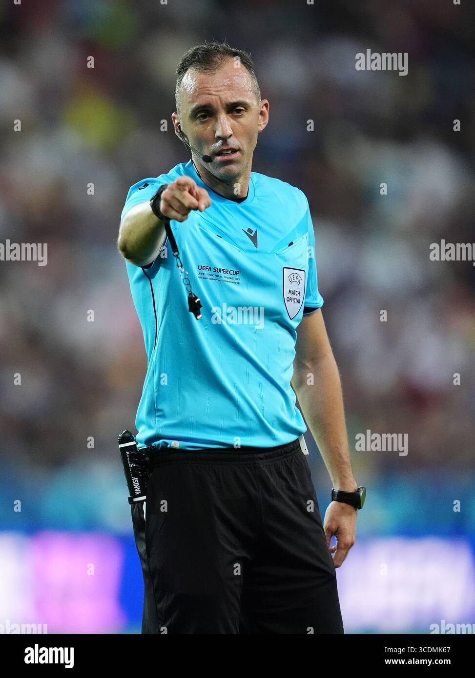 Referee Joao Pinheiro during the UEFA Super Cup final at the Bluenergy ...