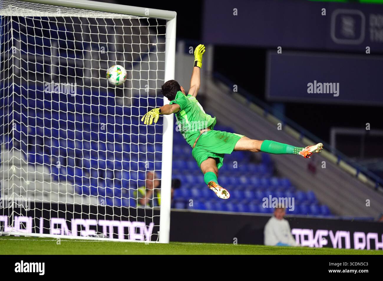 Birmingham City goalkeeper James Beadle concedes their side's first ...