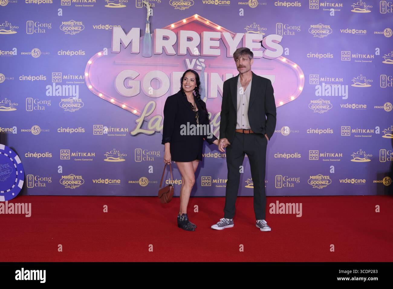 Mexico City, Mexico. 12th Aug, 2025. Grecia Rodriguez and Brent Reesha ...