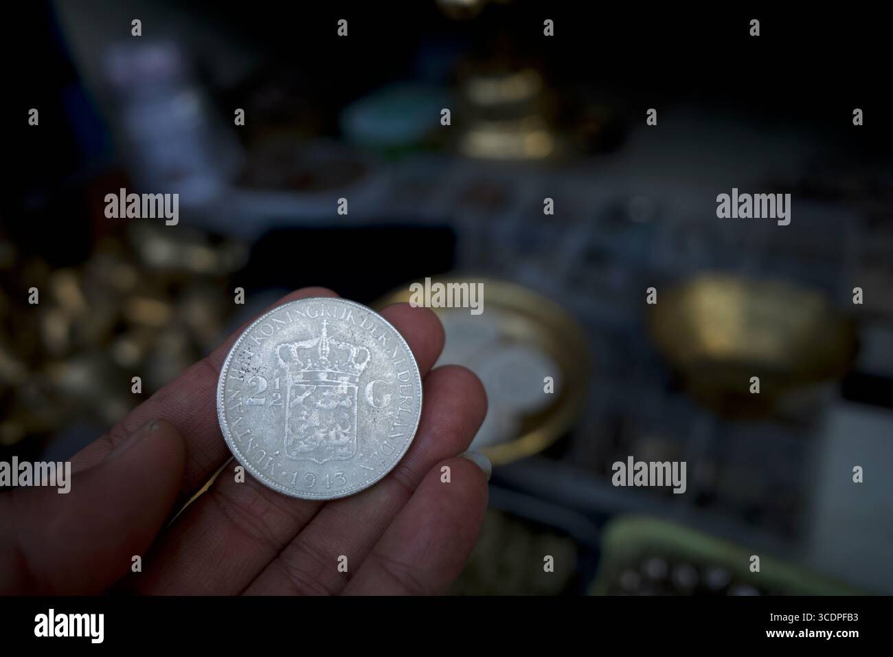 Ancient dutch coin hi-res stock photography and images - Alamy