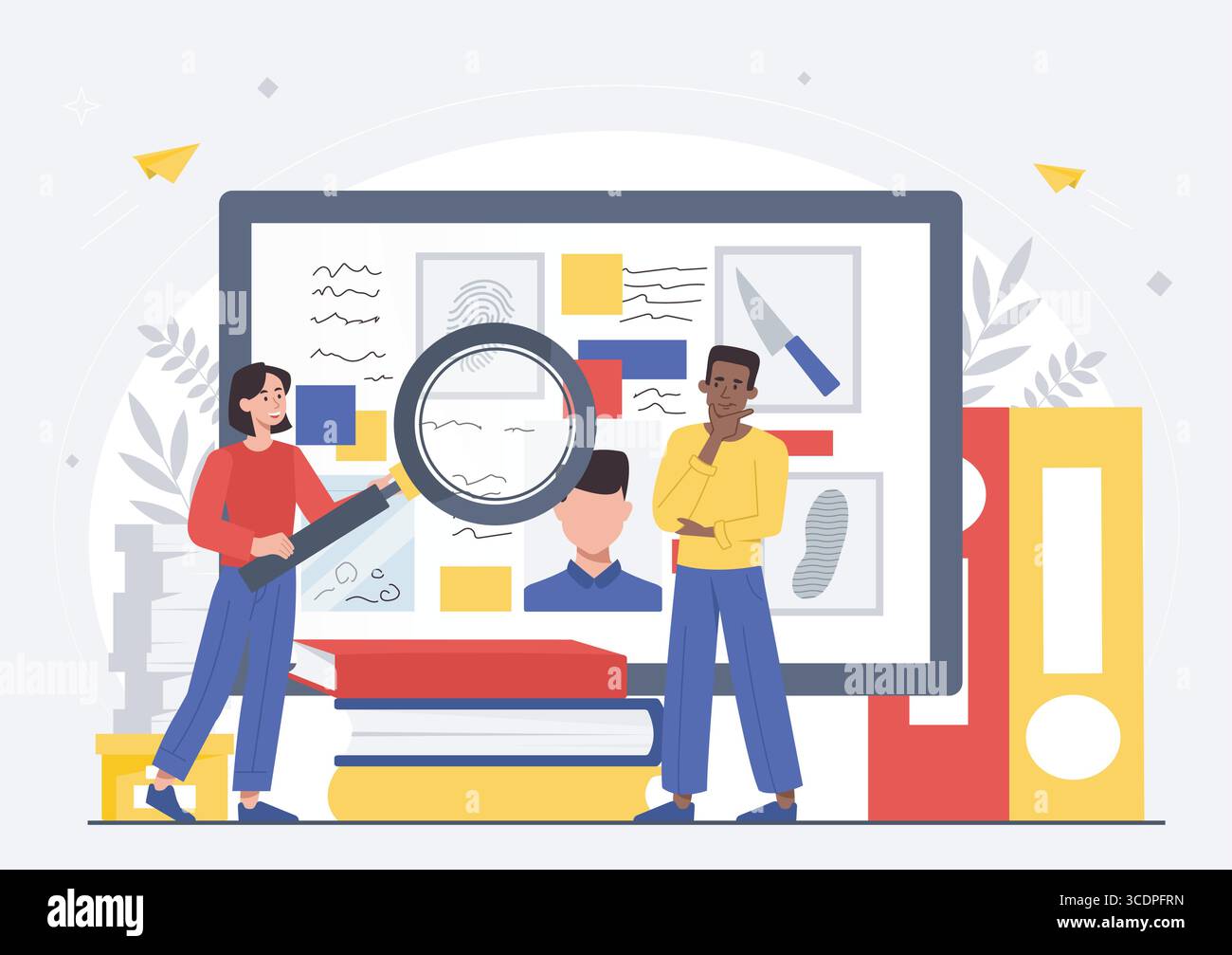 Crime detectives Cut Out Stock Images & Pictures - Alamy