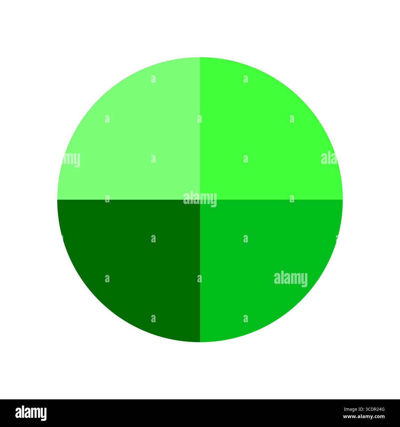 Color palette chart. Vector data symbol. Infographic circle diagram ...