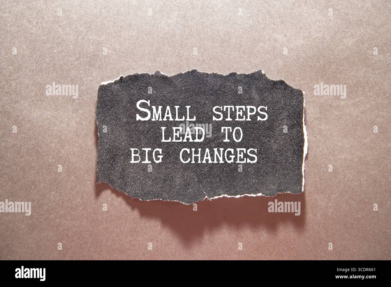 Inspirational quote big journeys hi-res stock photography and images ...