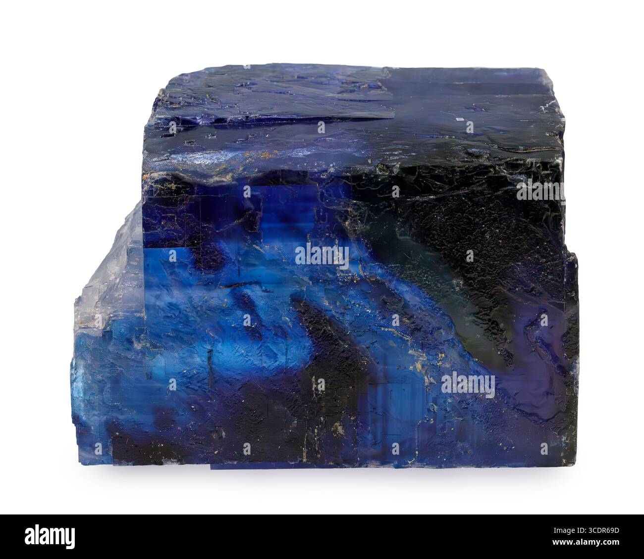 Halite, blue color from natural radiation (NaCl), Carlsbad District ...