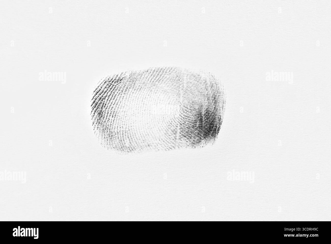 Finger print biometric scanning identification Black and White Stock ...