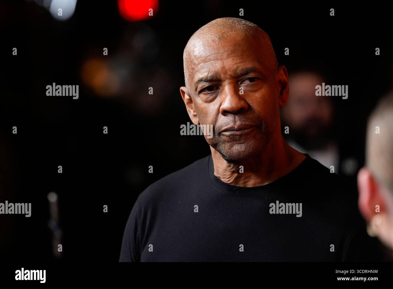 Denzel Washington arrives at a special screening of "Highest 2 Lowest ...