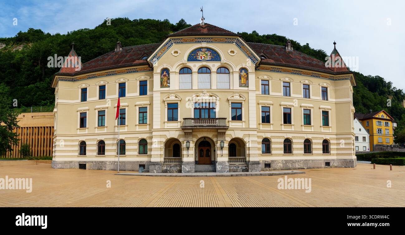Landtag of Liechtenstein A Majestic Landmark in Vaduz, Furstentum ...