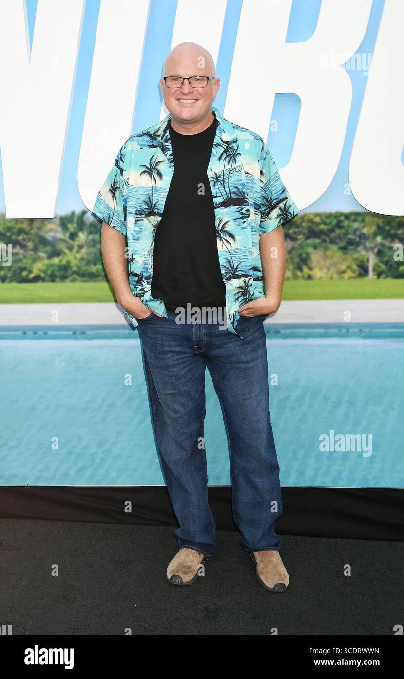 HOLLYWOOD, CALIFORNIA - AUGUST 11: Derek Kolstad attends the premiere ...