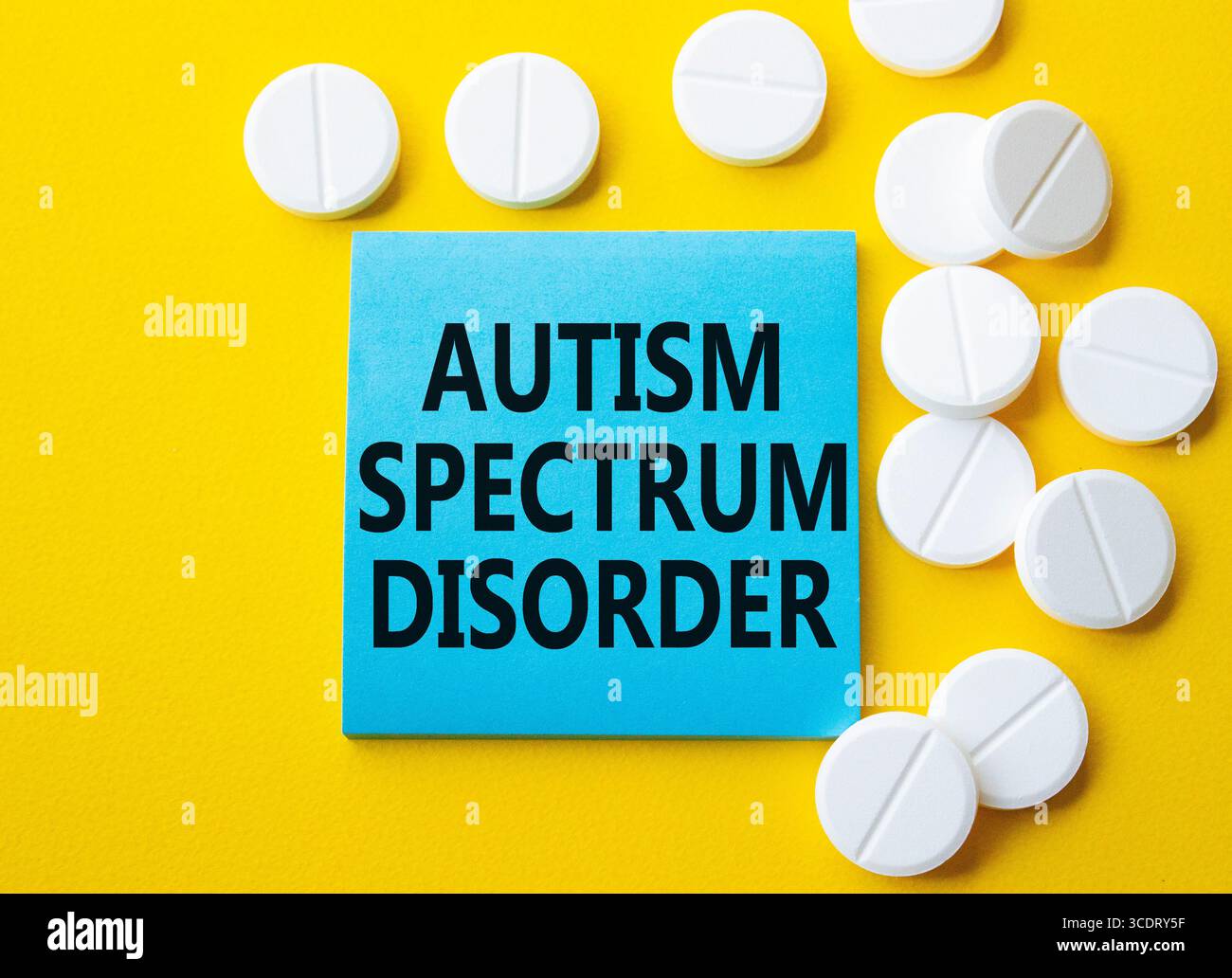 Autism Spectrum Disorder symbol. Concept word Autism Spectrum Disorder ...