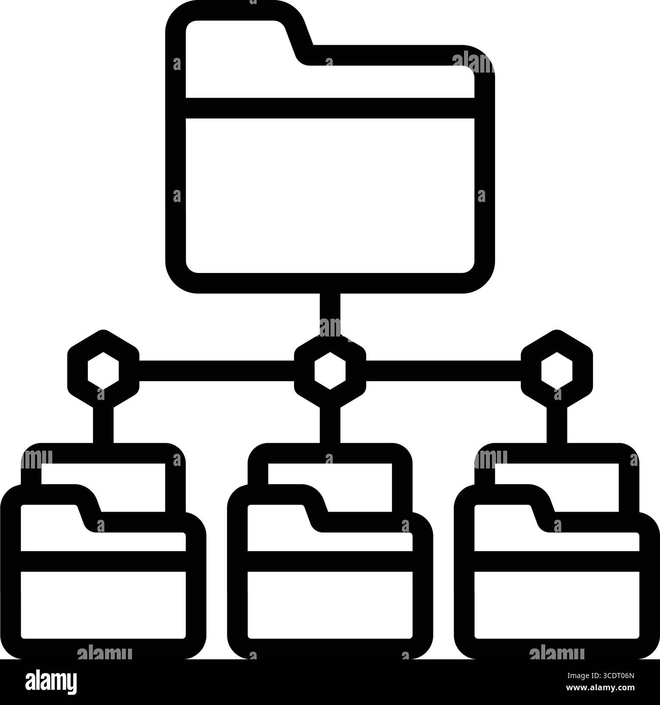 Icon document archiving Cut Out Stock Images & Pictures - Alamy