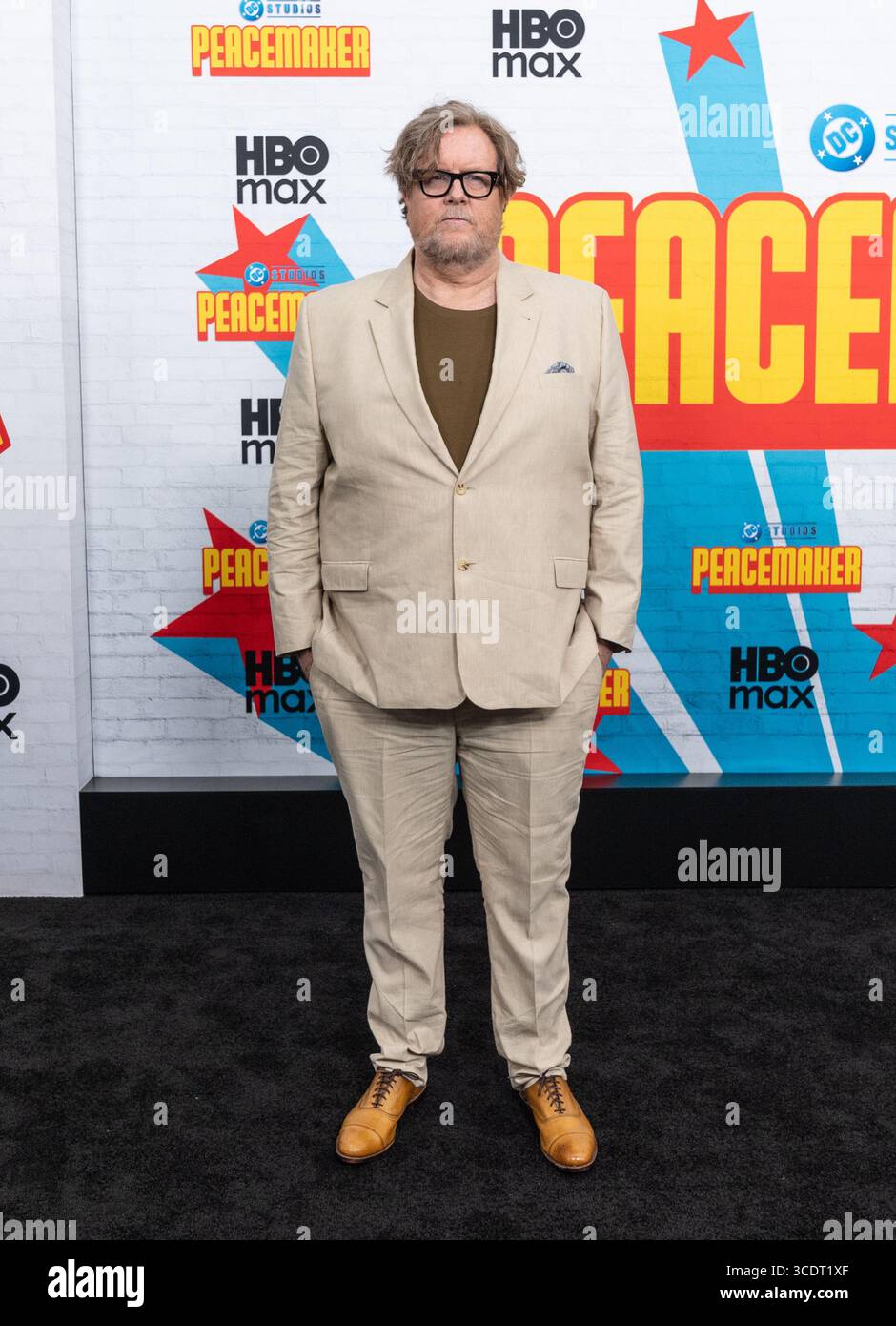 Steve Agee attends Premiere of HBO Max Peacemaker at AMC Lincoln Square ...