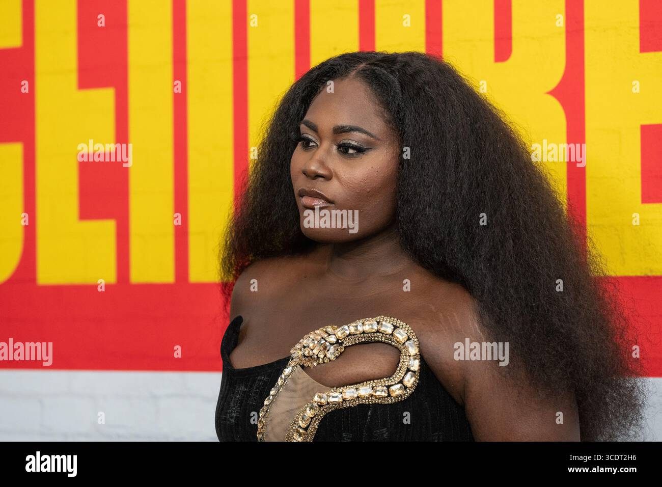 Danielle Brooks attends Premiere of HBO Max Peacemaker at AMC Lincoln ...
