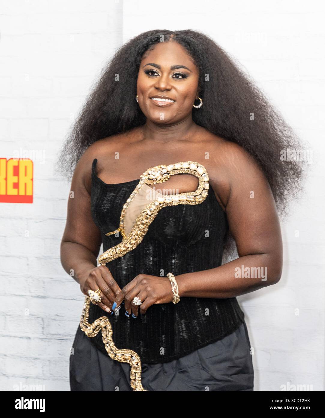 Danielle Brooks attends Premiere of HBO Max Peacemaker at AMC Lincoln ...