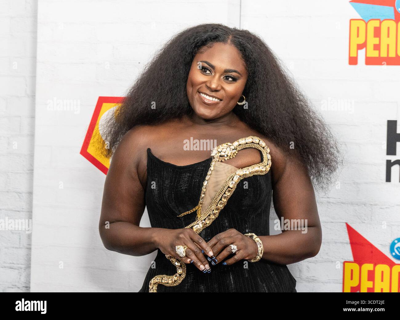 Danielle Brooks attends Premiere of HBO Max Peacemaker at AMC Lincoln ...