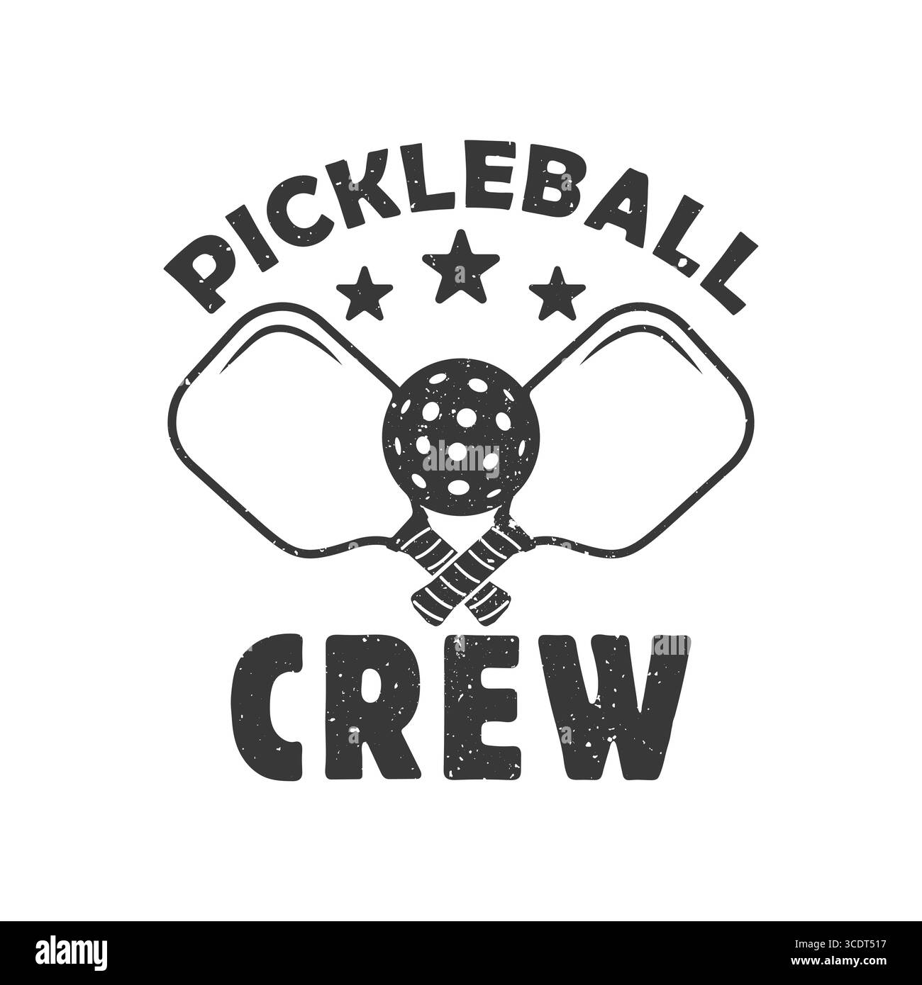 Pickleball Crew Svg, Pickleball Crew Vector, Grunge Pickleball Crew Svg ...