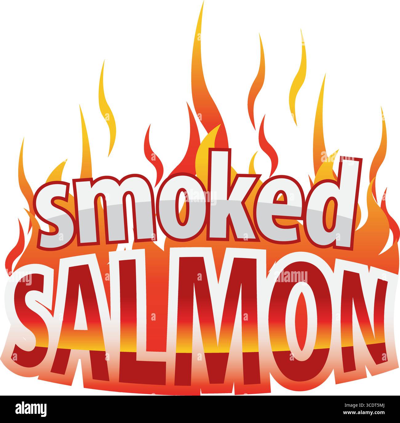Fish smokehouse emblem Cut Out Stock Images & Pictures - Alamy