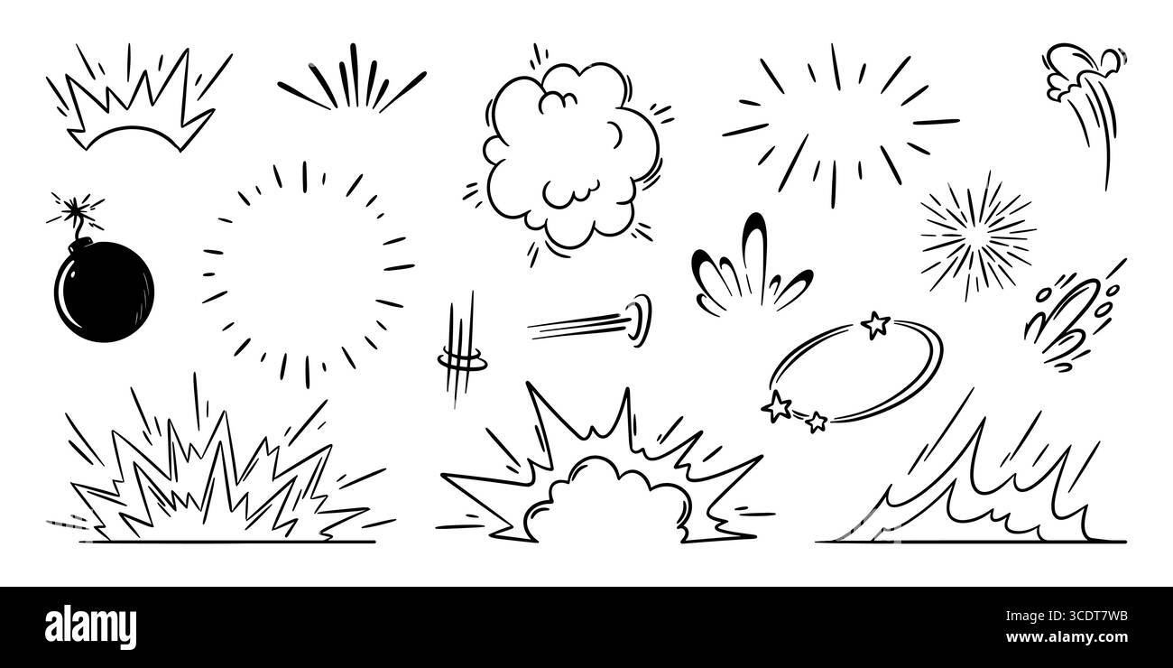 Fire streaks Cut Out Stock Images & Pictures - Alamy