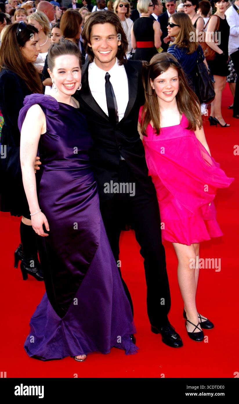 Anna Popplewell, Ben Barnes and Georgie Henly at the UK film premiere ...