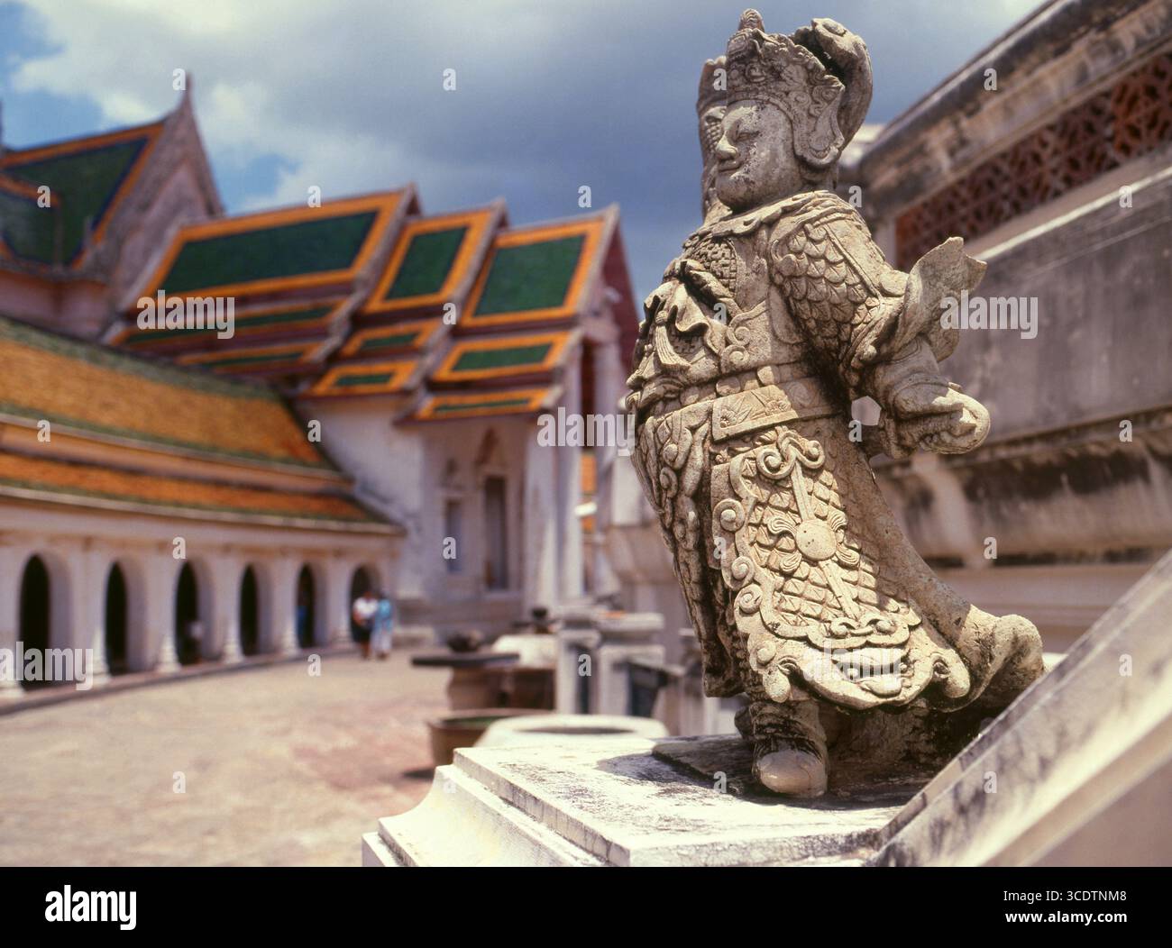 Thailand: Chinese figure at the base of the Phra Pathom Chedi, Wat Phra ...