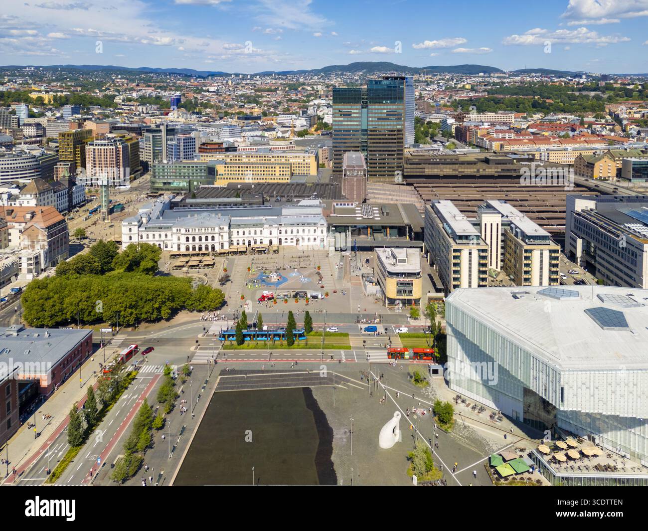 Oslo city center cityscape hi-res stock photography and images - Alamy