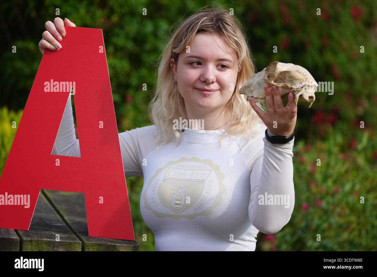 Elisabeth Ryder receives her A-level results at Dame Allan's School in ...