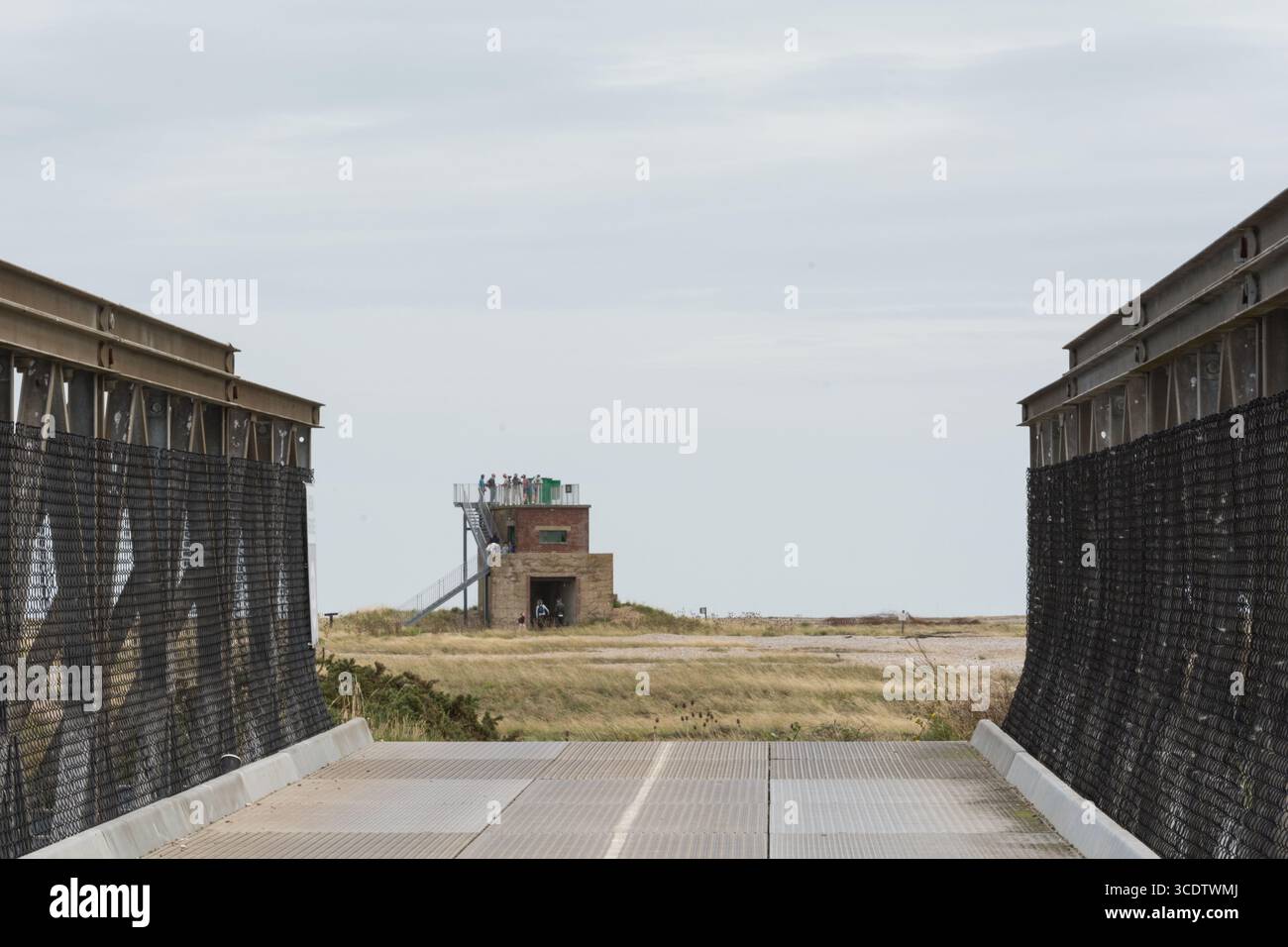 Bridge to the Bomb Ballistics Building on Orford Ness, Suffolk, England ...