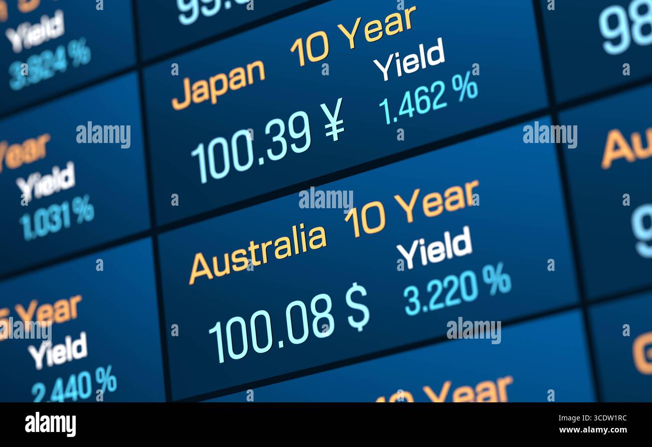 Bank percentage sign australia hi-res stock photography and images - Alamy