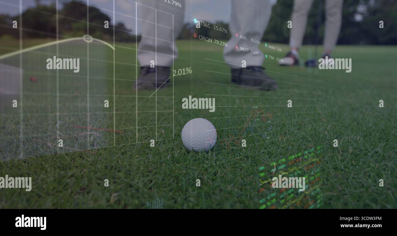 Analyzing data overlays two hi-res stock photography and images - Alamy