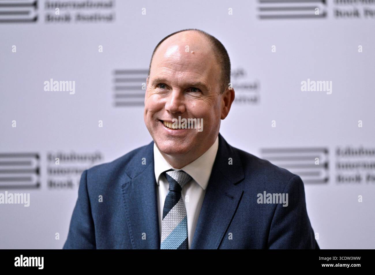 Edinburgh, Scotland, UK. 14th Aug 2025. Edinburgh International Book Festival: Scottish TV ...