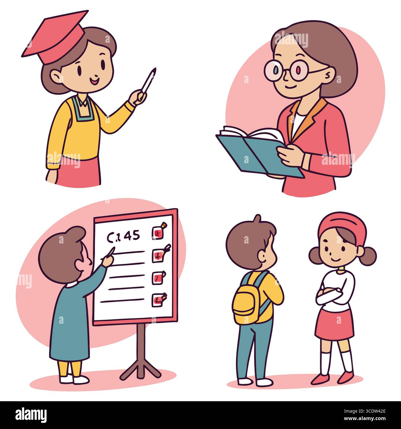 Engagement in reading Stock Vector Images - Alamy