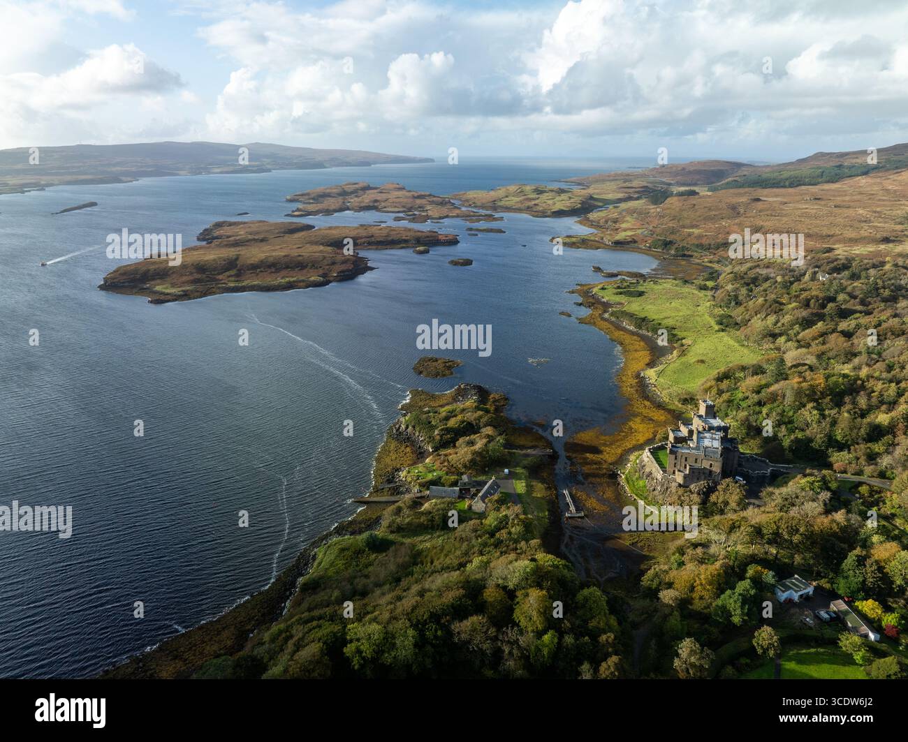 Isle of mull aerial view hi-res stock photography and images - Alamy