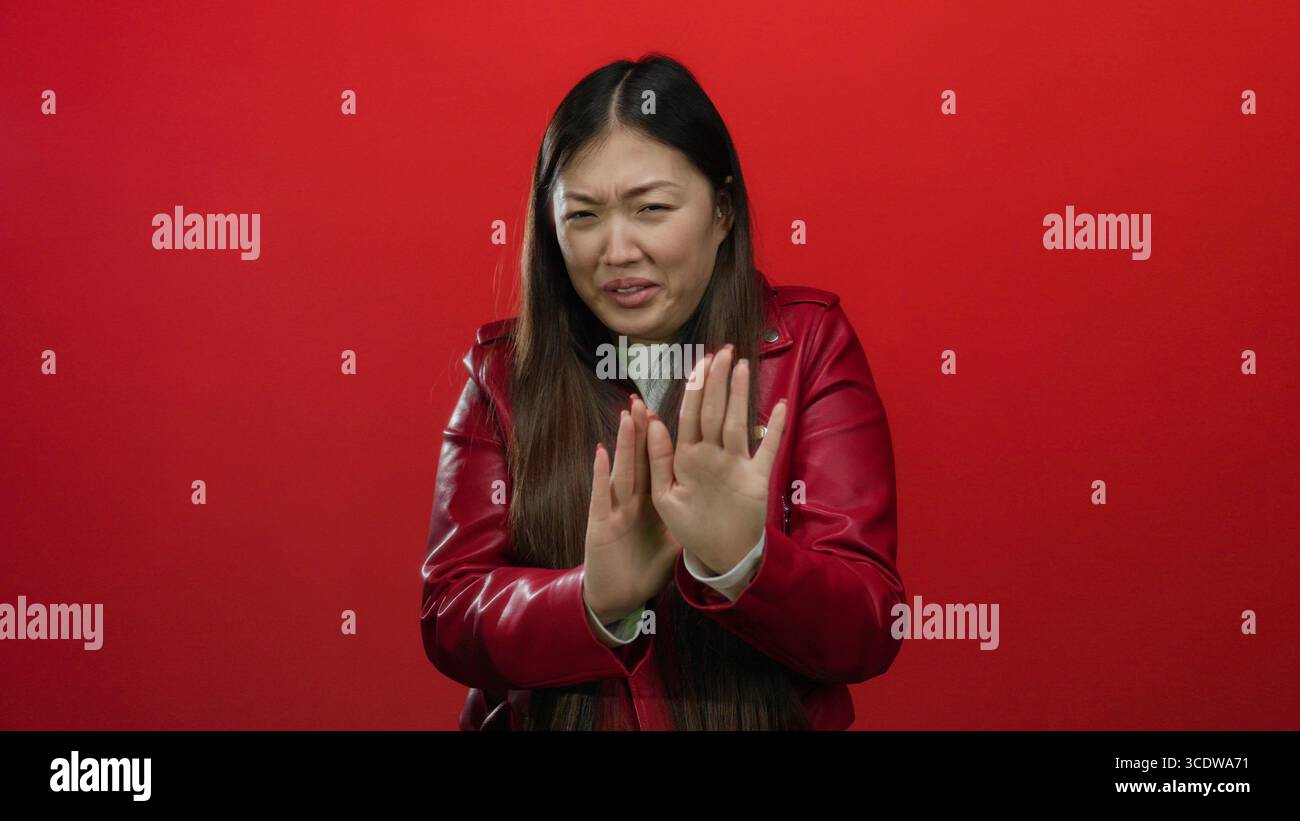 Woman displaying disgust on hi-res stock photography and images - Alamy