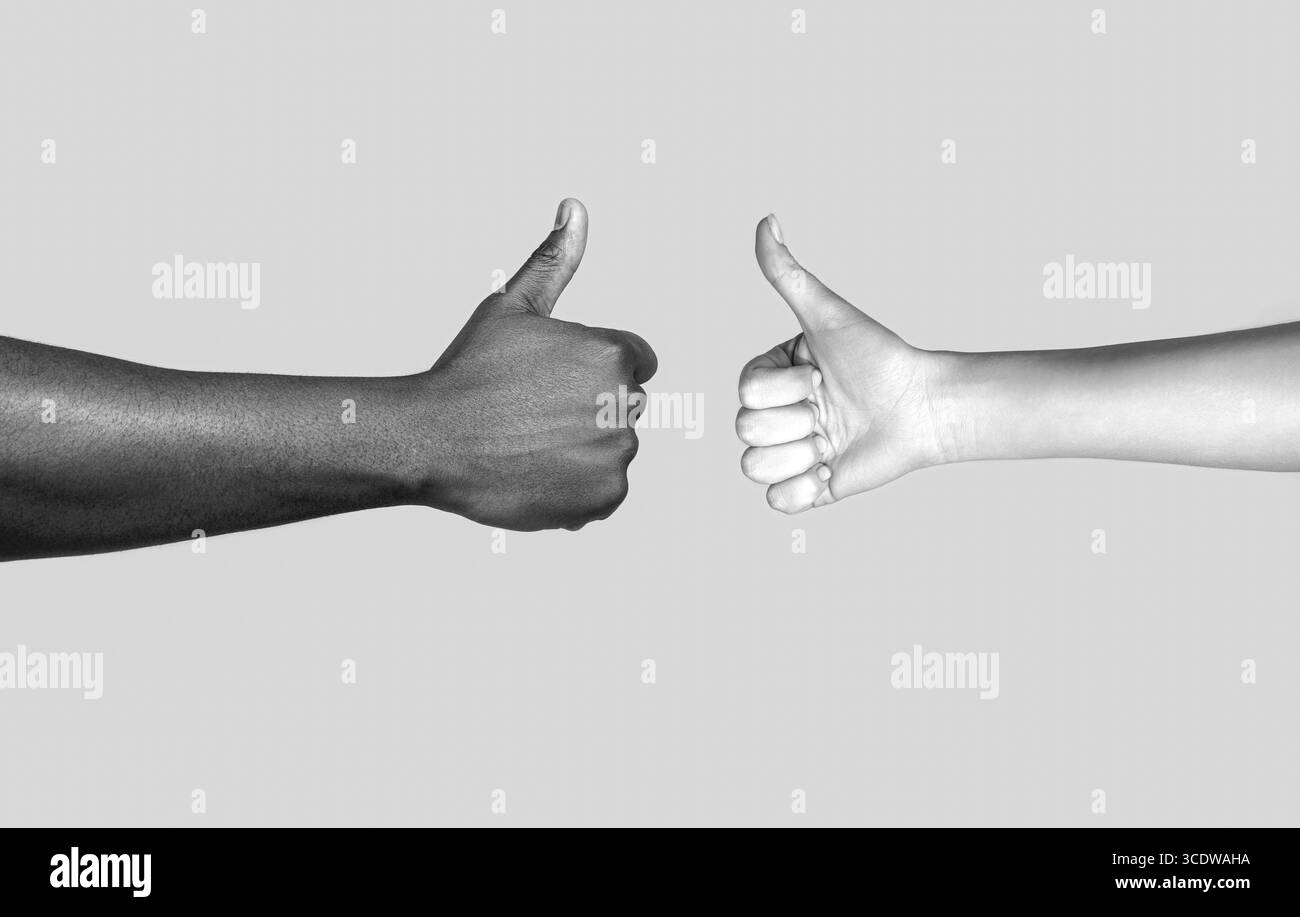 Accept idea Black and White Stock Photos & Images - Alamy