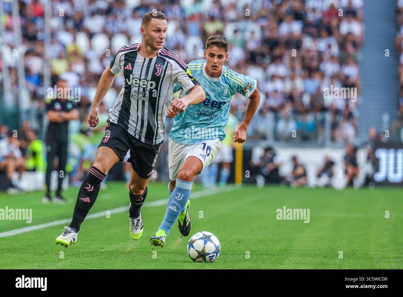 Teun Koopmeiners of Juventus FC seen in action during pre-season ...