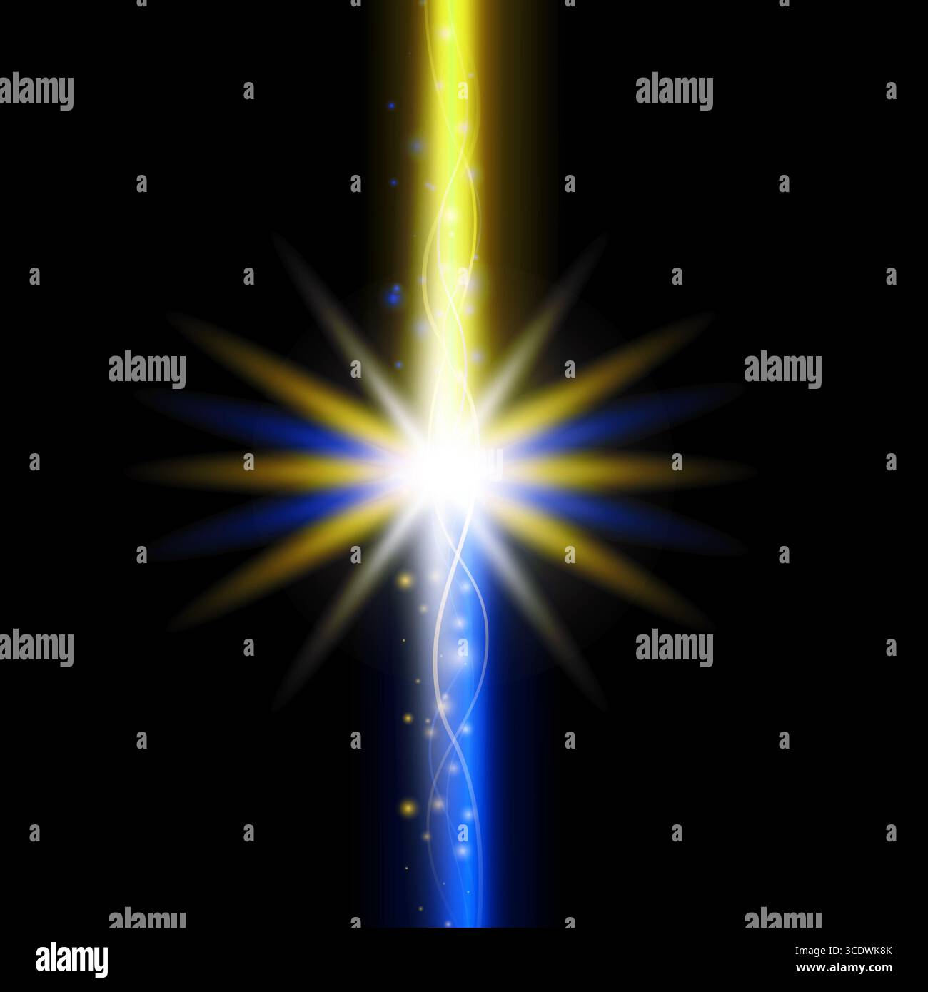 Radiant blue wave like hi-res stock photography and images - Alamy