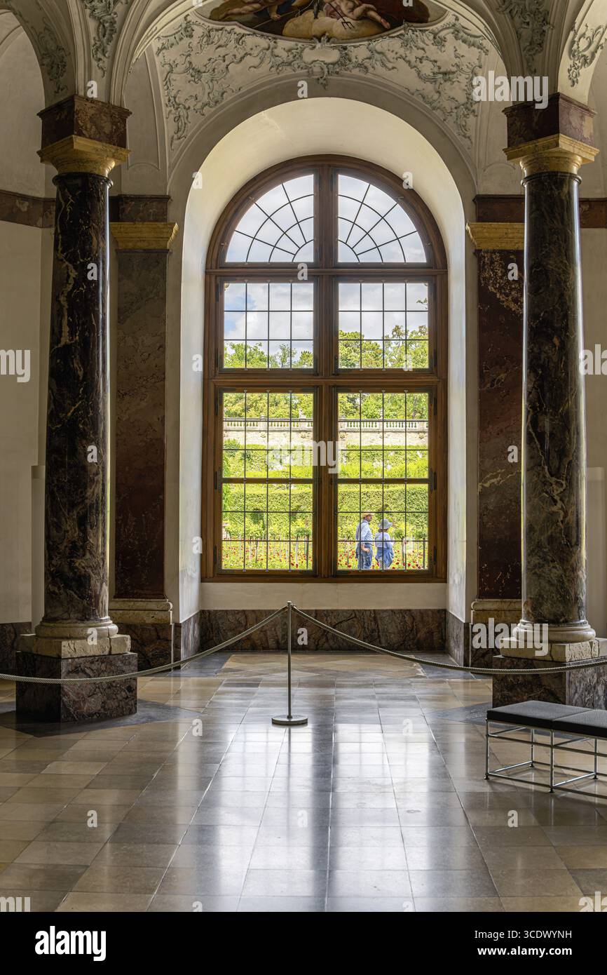 Interior design and exhibition rooms in the Wuerzburg Residence ...